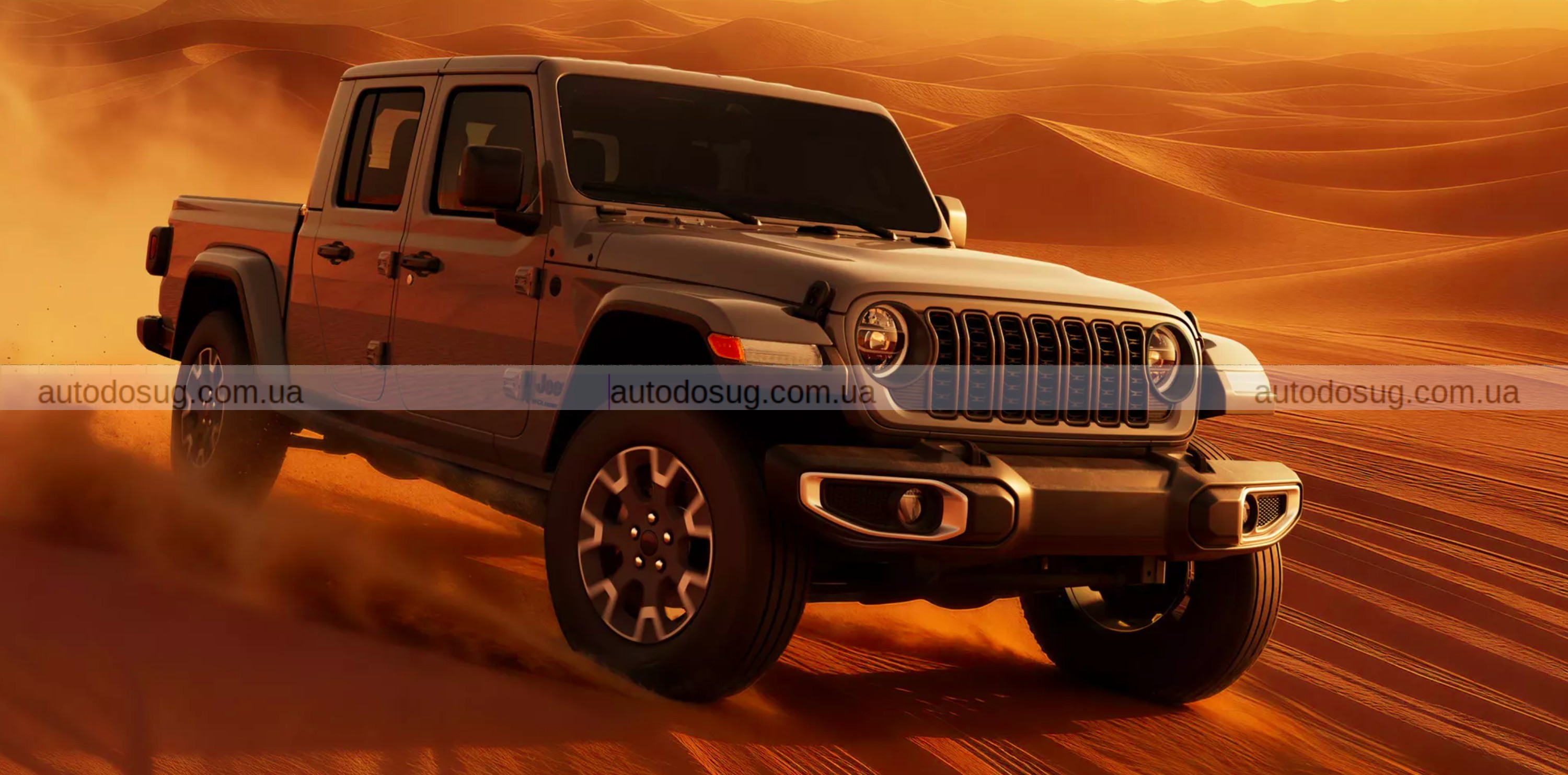 Jeep Gladiator Sahara переосмислює характер середньорозмірного пікапа ...